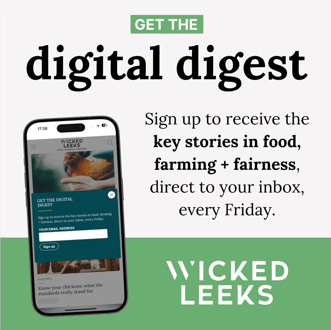 Subscribe today - Wicked Leeks