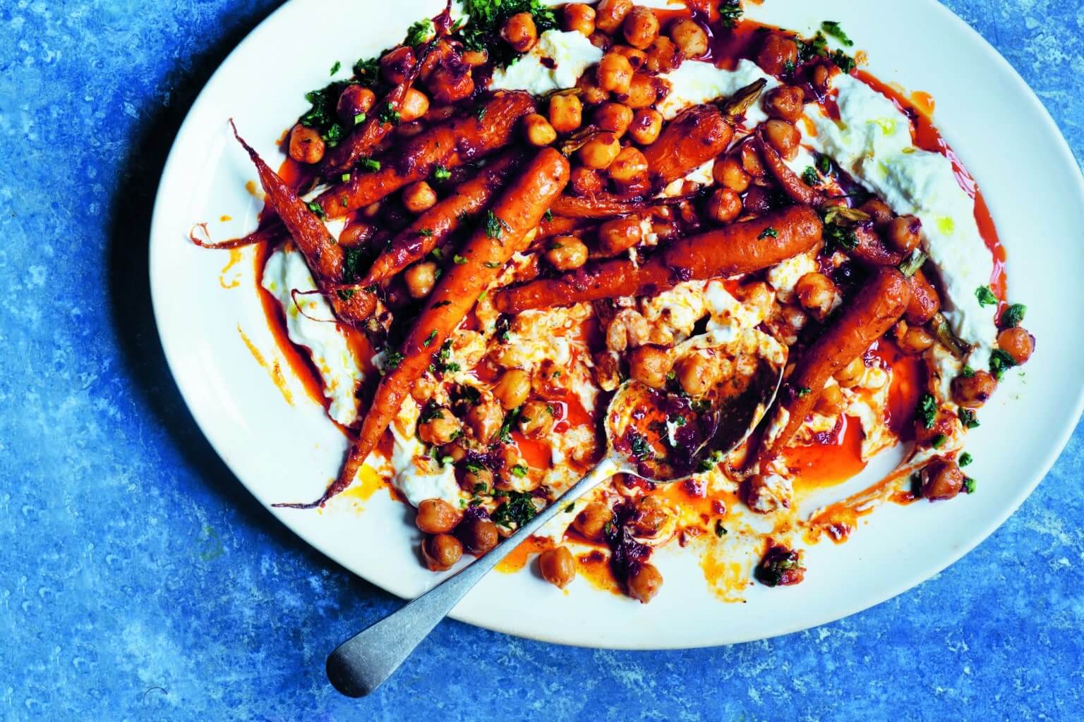 Mob Kitchen’s honey harissa carrots with whipped feta - Wicked Leeks